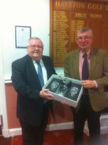 Ronnie Miller Presentation - DGU - Dumbartonshire Golf Union